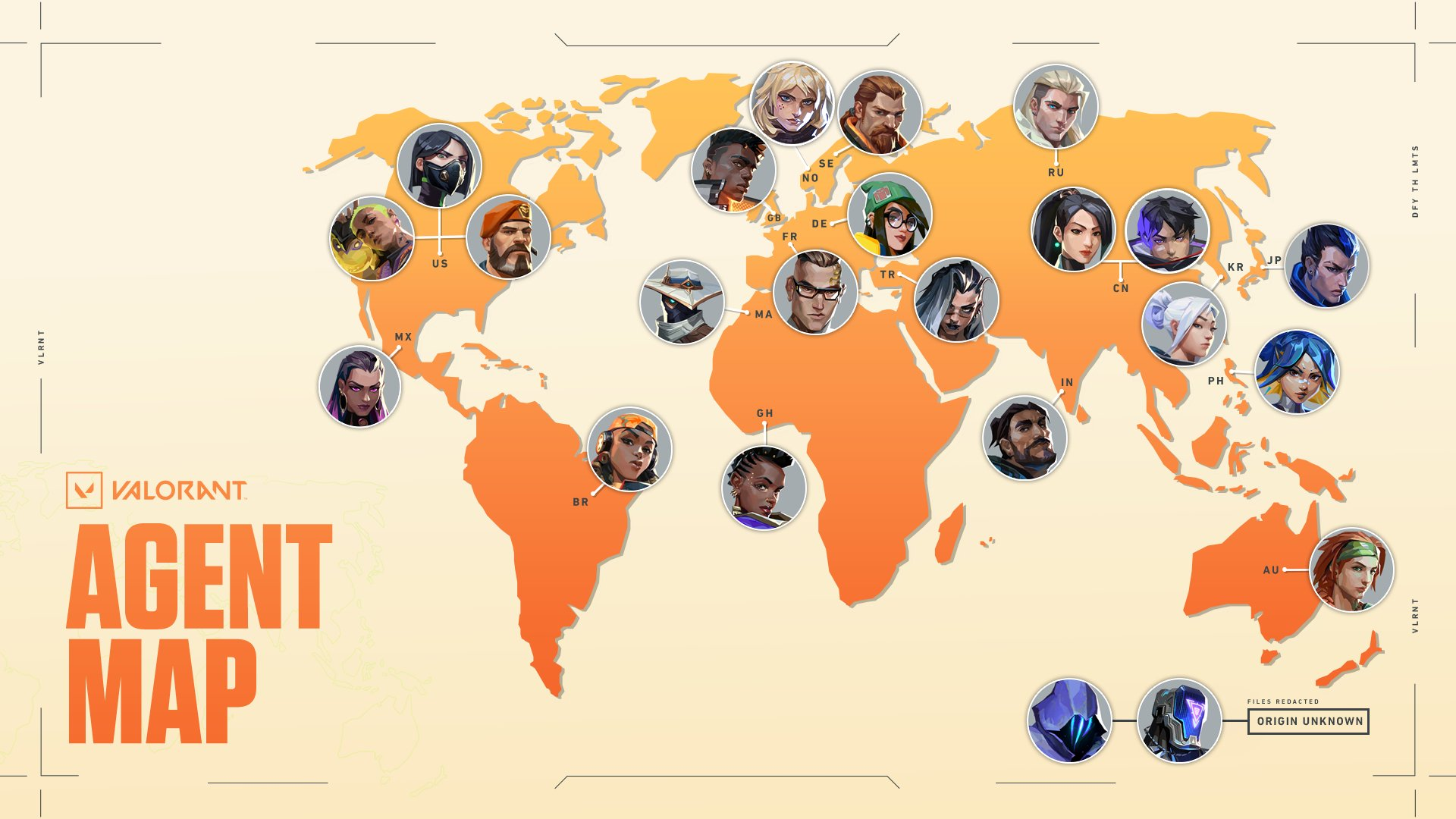 Así queda el mapa de agentes con la incorporación de ISO - TheRadiant